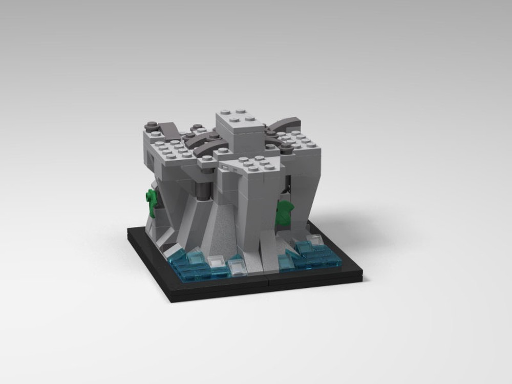 LEGO MOC Rock view diorama by LucSoleBricks | Rebrickable - Build with LEGO