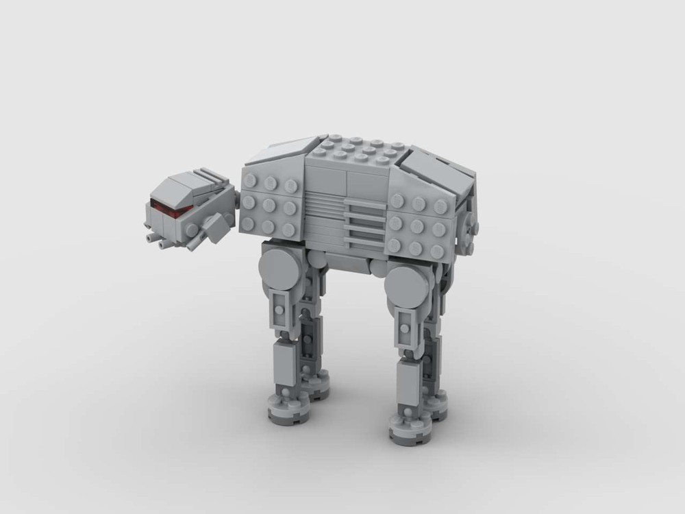 Lego Moc Starwars At At Microscale By Darkwhitebricks Rebrickable