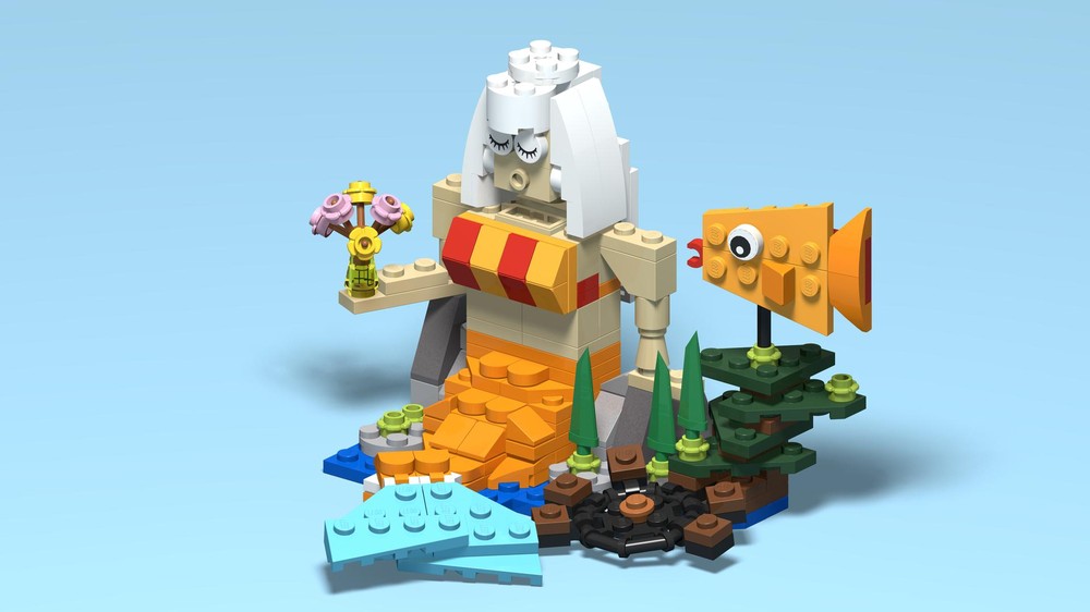 LEGO MOC 40593 Mermaid by mattking4 | Rebrickable - Build with LEGO