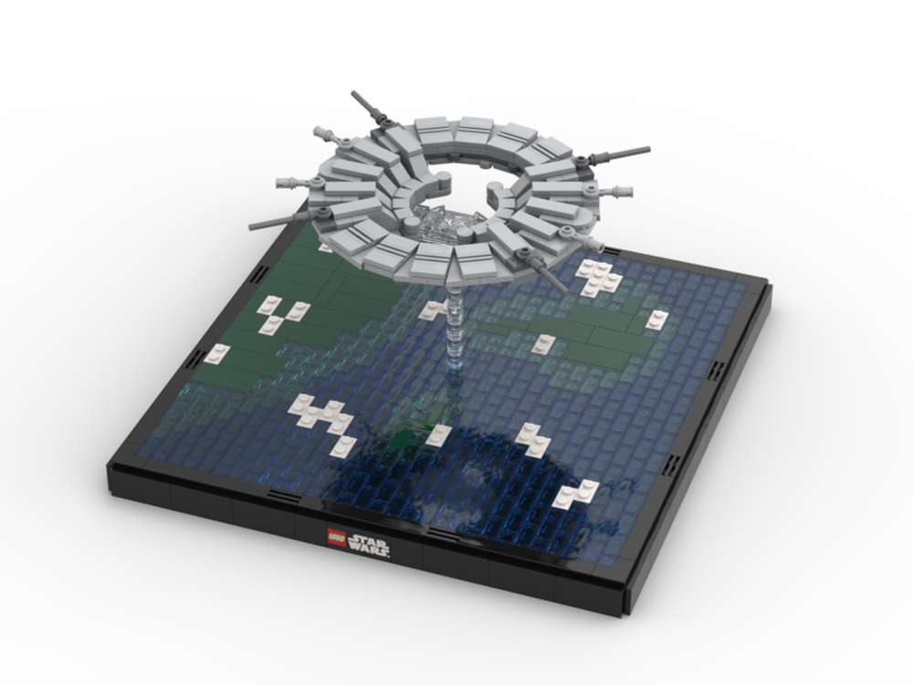 LEGO MOC Planetary shield over Scarif by AnonyM0us | Rebrickable ...