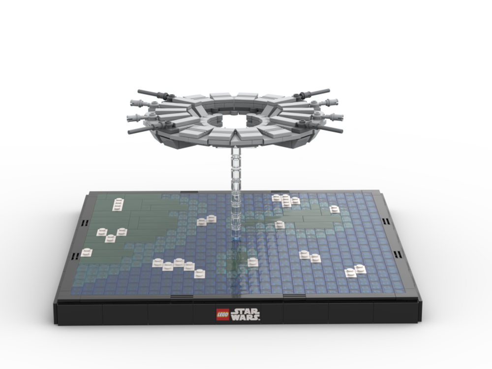 LEGO MOC Planetary shield over Scarif by AnonyM0us | Rebrickable ...