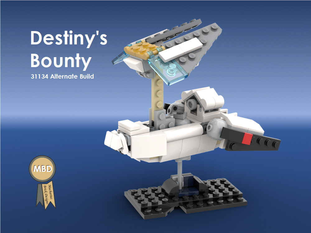 LEGO MOC Destiny's Bounty, Unofficial Fan Design and 31134 Alternate ...