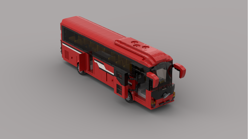 Lego Moc Coach Bus 04 Volvo 9700 By Yanix Rebrickable Build