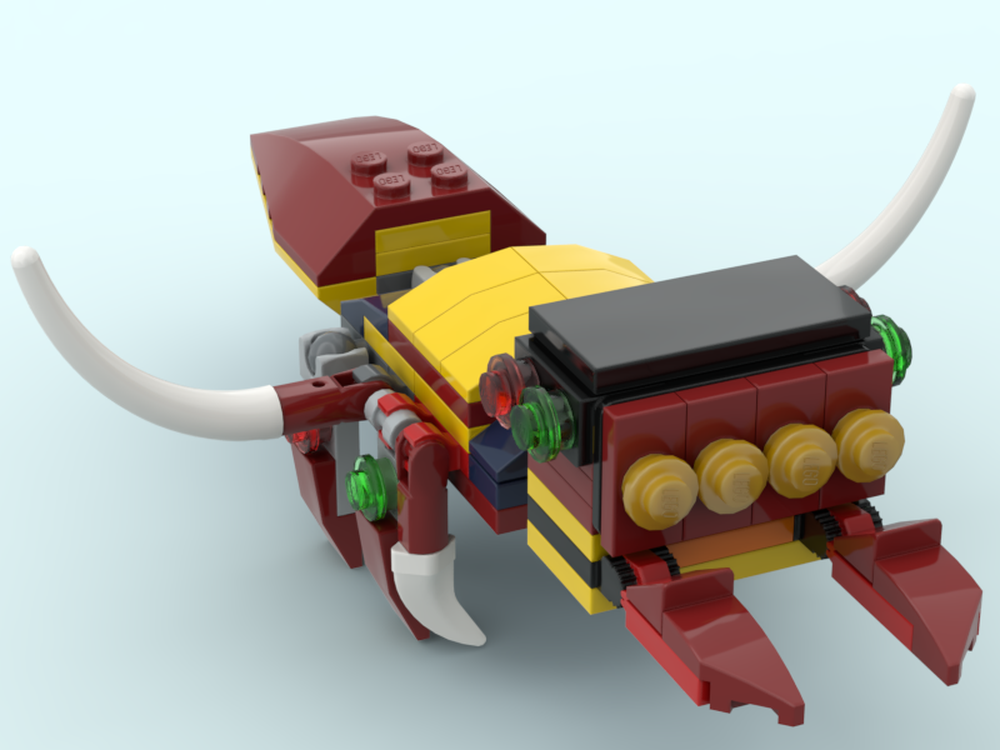 LEGO MOC 31102 Peacock Spider by Pikminfan67 | Rebrickable - Build with ...