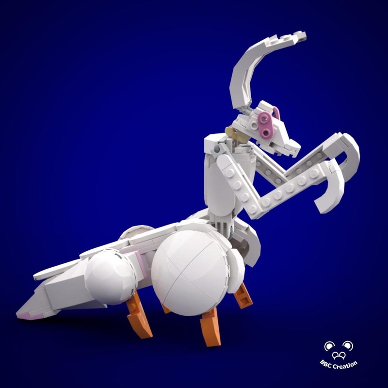 LEGO MOC White Mantis by bbchai | Rebrickable - Build with LEGO