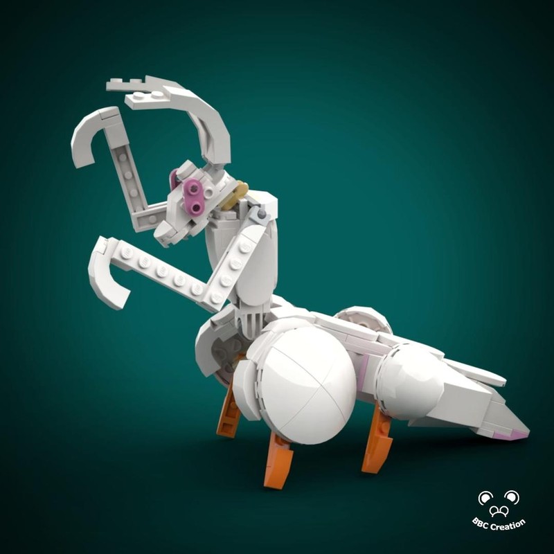 LEGO MOC White Mantis by bbchai | Rebrickable - Build with LEGO