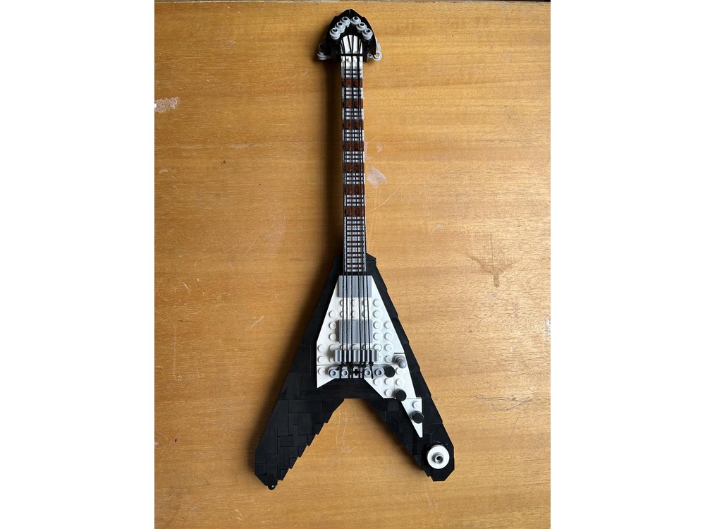 LEGO MOC Electric guitar——Gibson Flying V by lailao | Rebrickable ...