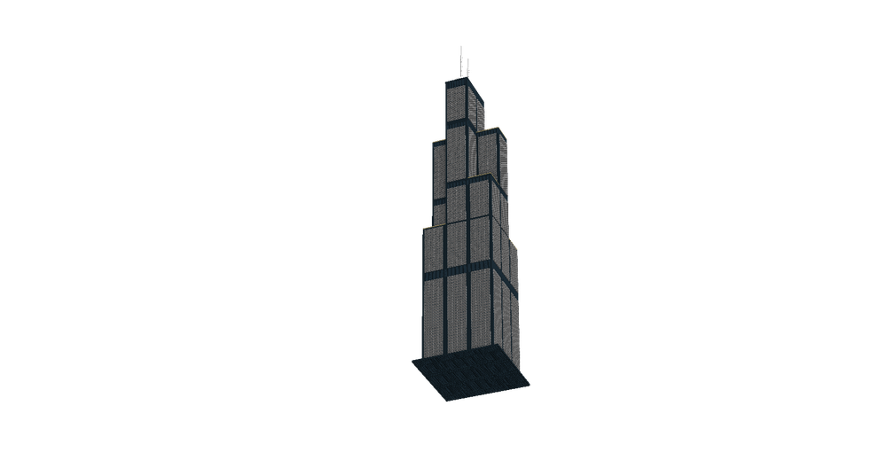 LEGO MOC Customized_Willis-Tower by lindenhoef | Rebrickable - Build ...