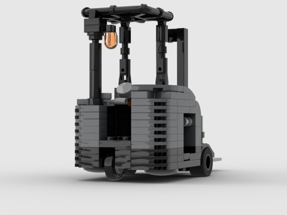 LEGO MOC Crown 5500 Forklift by DonutFilms | Rebrickable - Build with LEGO