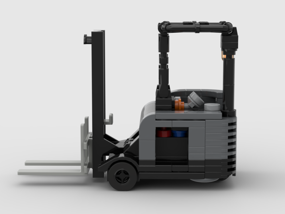 LEGO MOC Crown 5500 Forklift by DonutFilms | Rebrickable - Build with LEGO