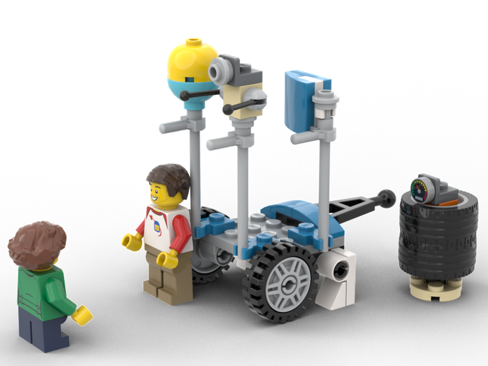 LEGO MOC Balloon Cart by Kid Stripes | Rebrickable - Build with LEGO