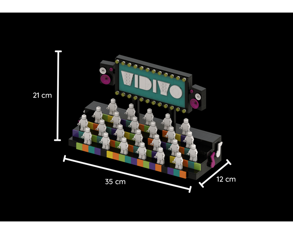 LEGO MOC VIDIYO CMF / Bandmates - Minifigures Display Stand by ...