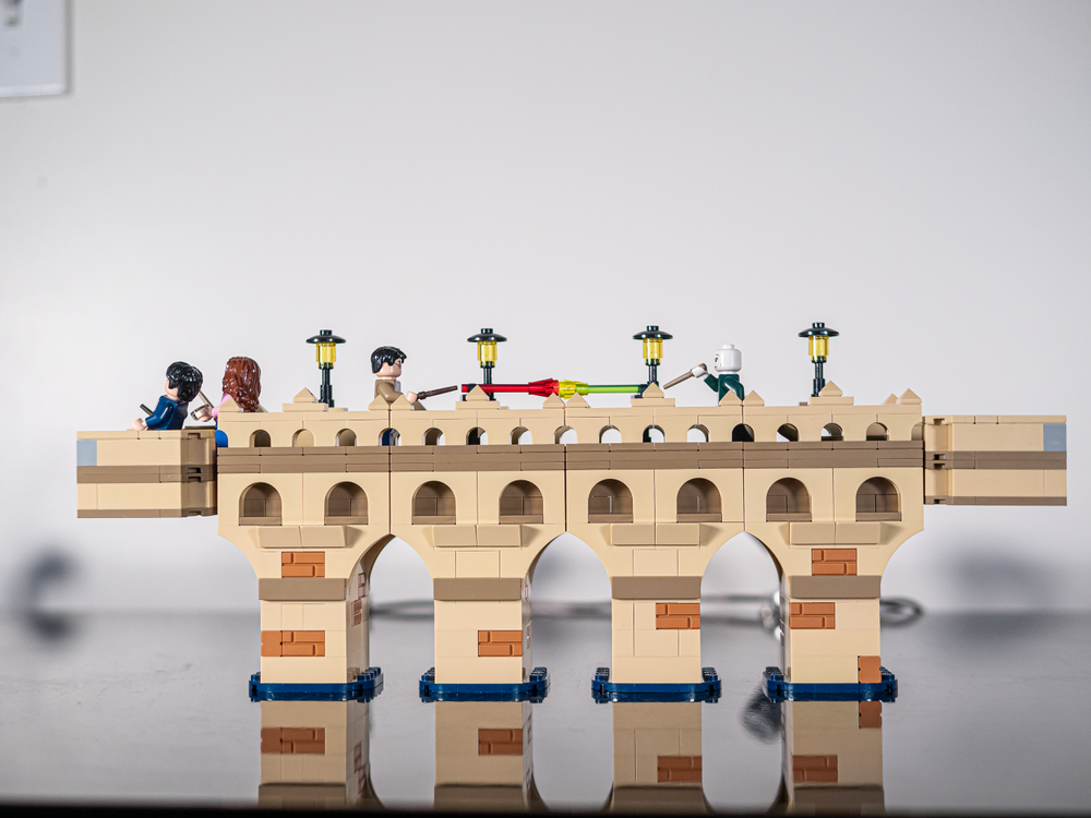 Lego Moc Hp Modular Viaduct Bridge The Final Battle By Gobsmack