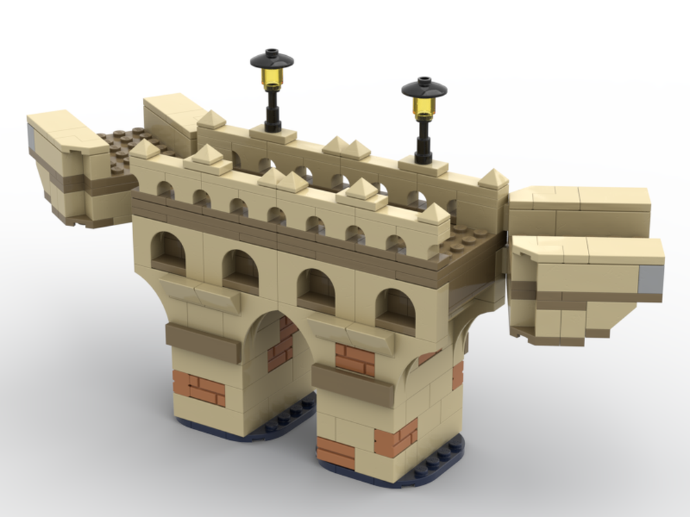 Lego Moc Hp Modular Viaduct Bridge The Final Battle By Gobsmack