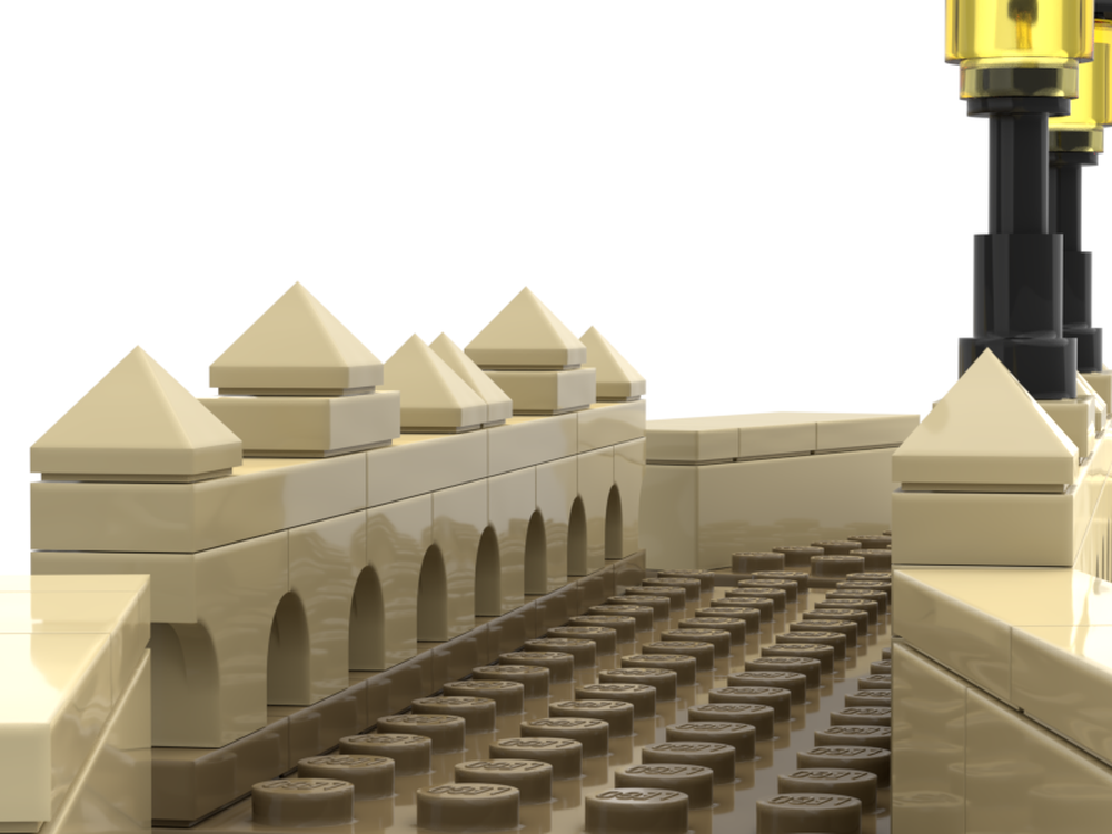 Lego Moc Hp Modular Viaduct Bridge The Final Battle By Gobsmack