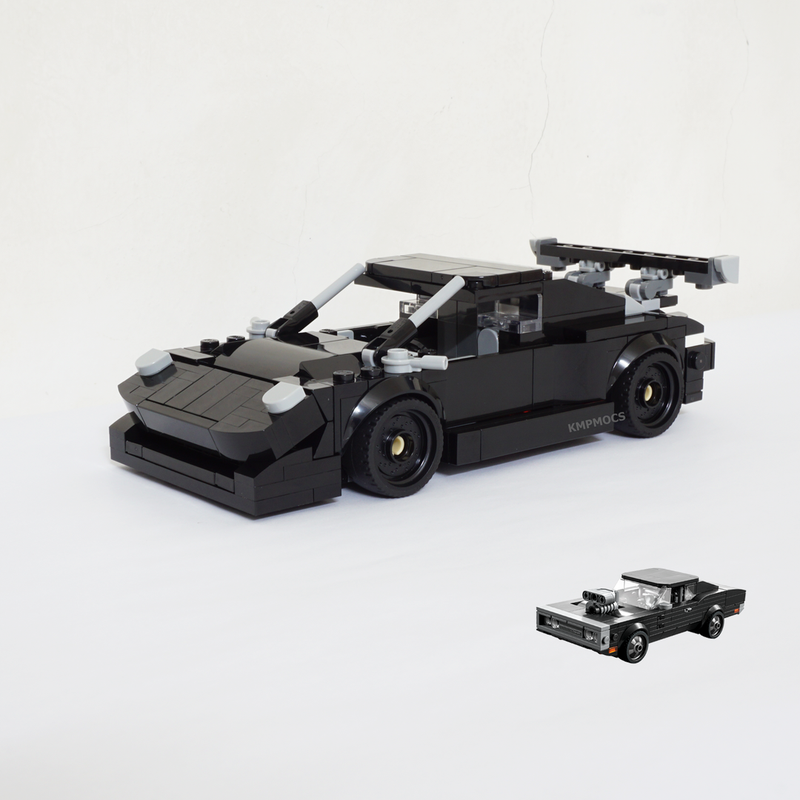LEGO MOC 76912 Porsche 911 RSR by KMPMOCS | Rebrickable - Build with LEGO