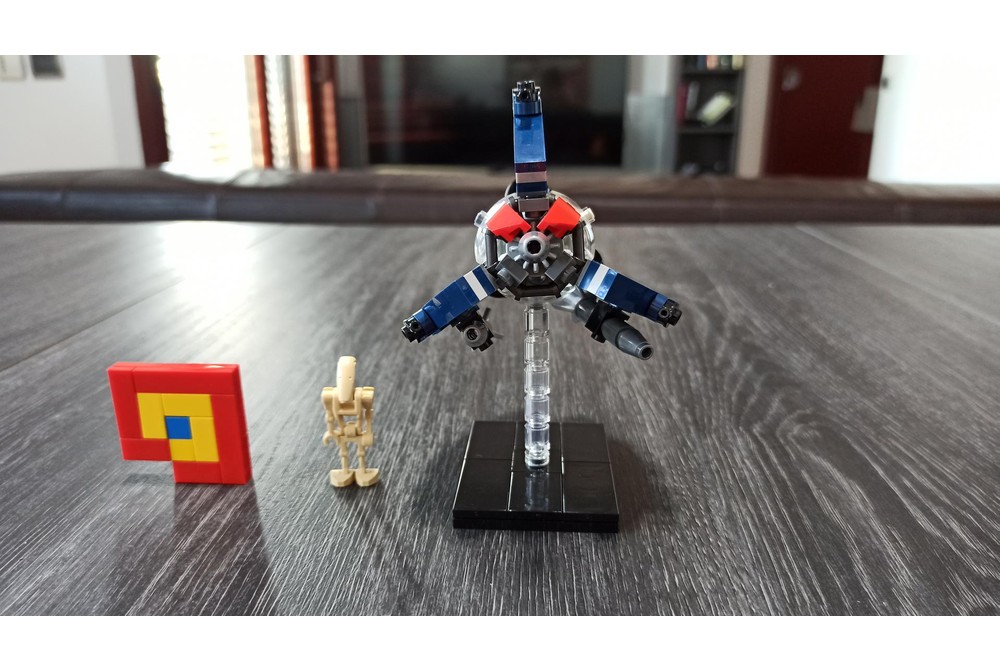 Lego Moc Droid Tri Fighter By Noparadisebricks Rebrickable Build