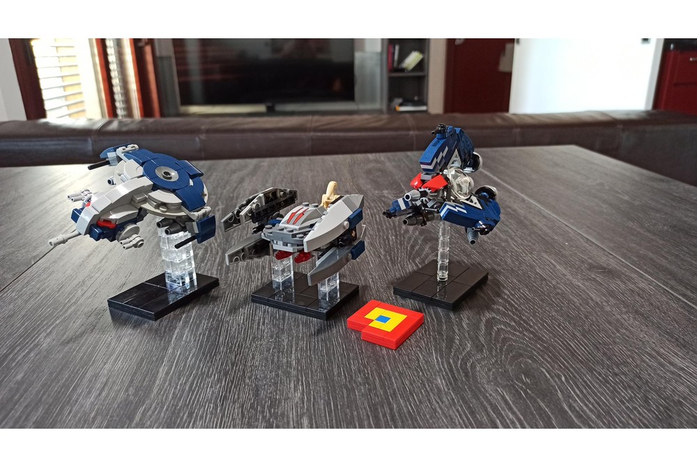 Lego Moc Droid Tri Fighter By Noparadisebricks Rebrickable Build