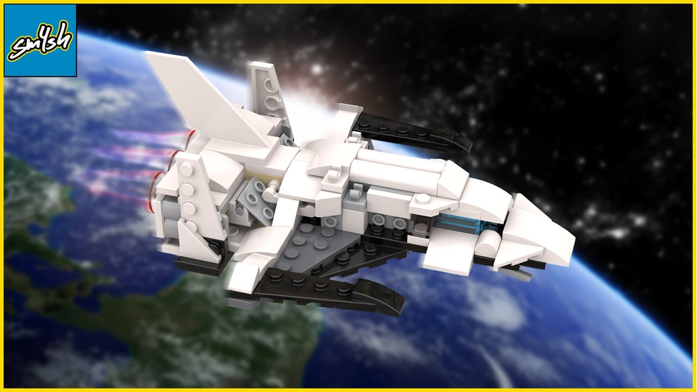 Lego Moc Alternative Spaceship By Sm4sh Rebrickable Build With Lego