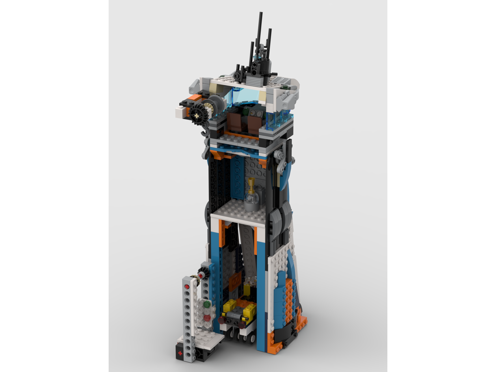 LEGO MOC Control Tower (LEGO 31096 Twin Rotor Alt Build MOC) by Welsh ...