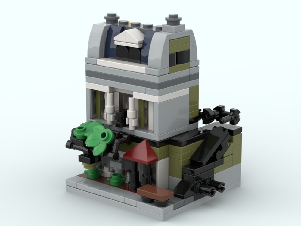 Lego Moc Mini Modulars By Sleske Rebrickable Build With Lego