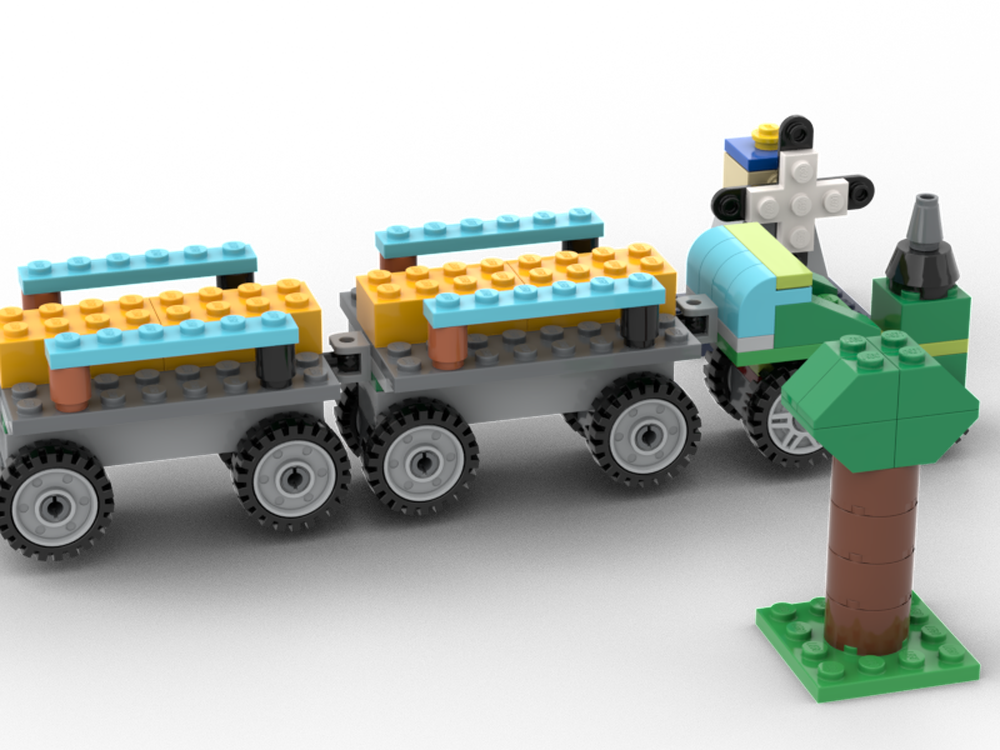 LEGO MOC Hay Ride by Kid Stripes | Rebrickable - Build with LEGO