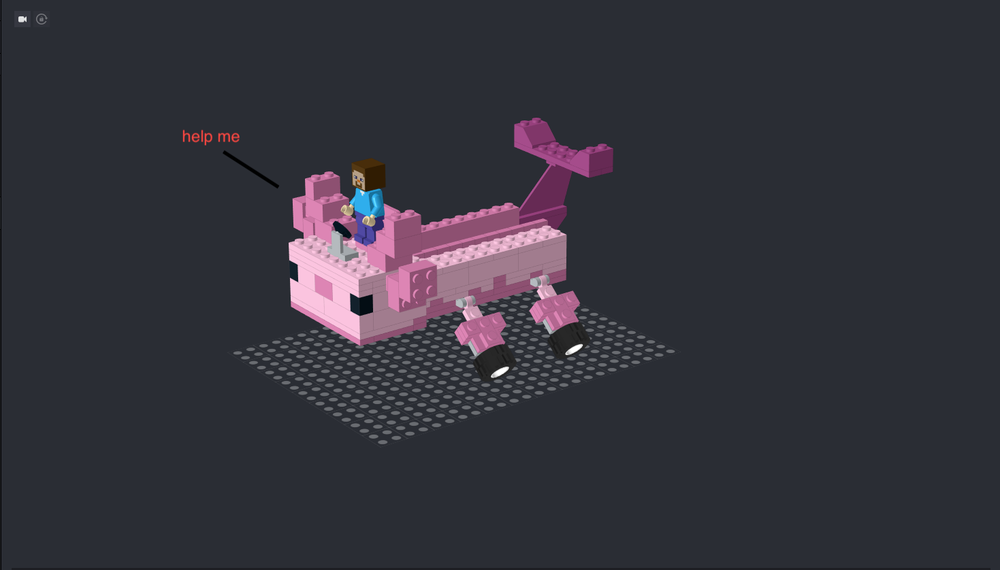 LEGO MOC Axolotl Race Car by ConsiderANapkin | Rebrickable - Build with ...