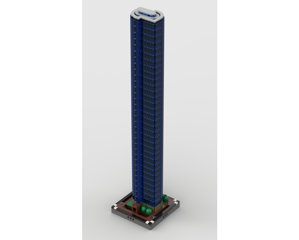 LEGO MOC Wells Fargo Plaza by iambriguy | Rebrickable - Build with LEGO