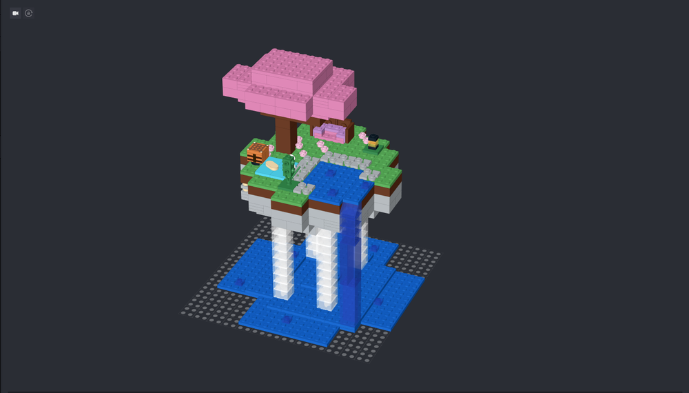 LEGO MOC The Floating Island by ConsiderANapkin | Rebrickable - Build ...