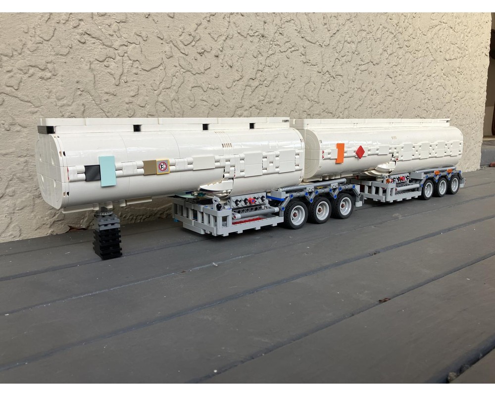 LEGO MOC Btrain Tanker Trailers by Smudge | Rebrickable - Build with LEGO