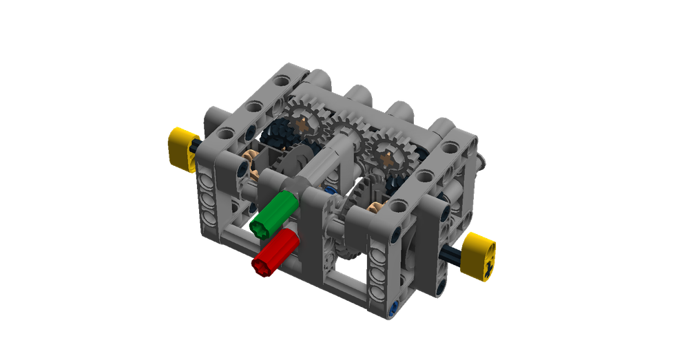 LEGO MOC Tank Subtractor Gearbox by jobosho | Rebrickable - Build with LEGO