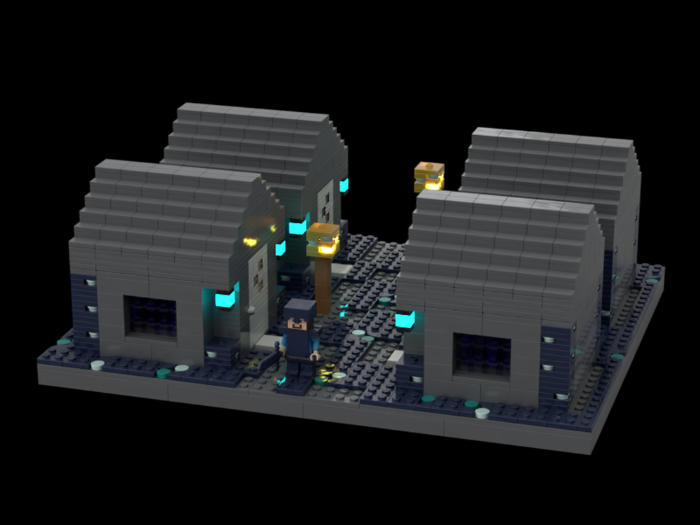 LEGO MOC The Sculk Village by LegacyLego | Rebrickable - Build with LEGO