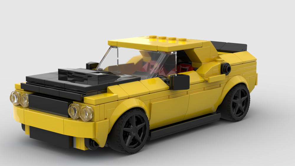 LEGO MOC Dodge Challenger Hellcat by Jmcnutt1 | Rebrickable - Build ...