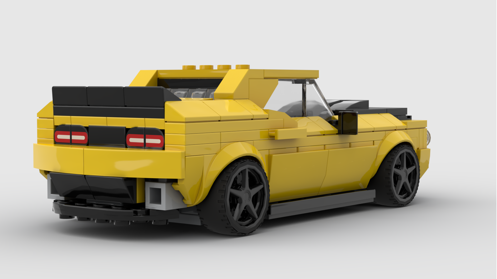 Lego Moc Dodge Challenger Hellcat By Jmcnutt1 Rebrickable Build