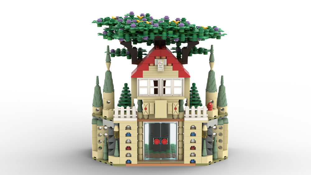 LEGO MOC Tree in the house by Teki | Rebrickable - Build with LEGO