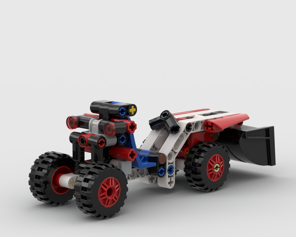 Lego Moc Snow Blower 42116 Alternative By Alexgam Rebrickable Build