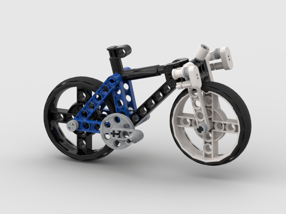 LEGO MOC Simple road bike 2nd version by youPeter | Rebrickable - Build ...