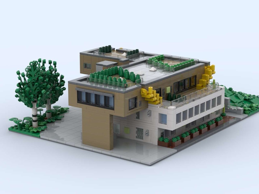 Lego Moc Wernersholm Apartments By Aegir Rebrickable Build With Lego