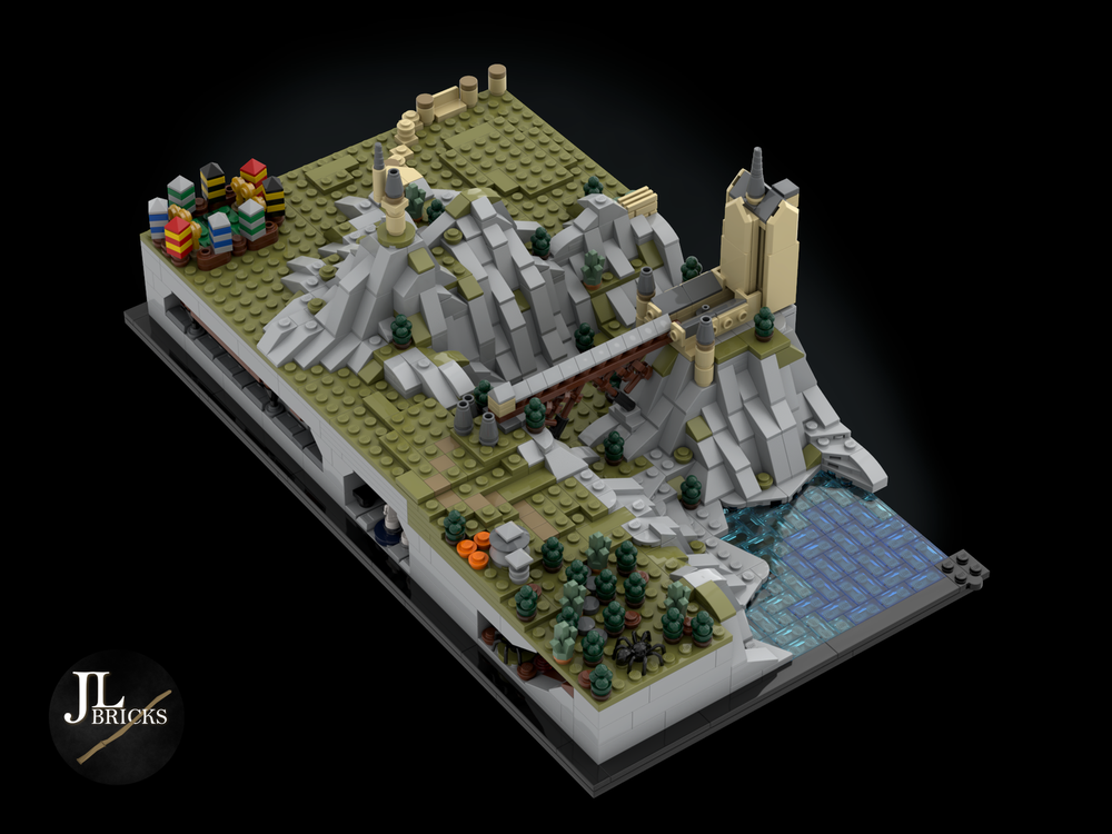 Lego Moc Wizard Castle And Grounds Expansion By Jlbricks Rebrickable