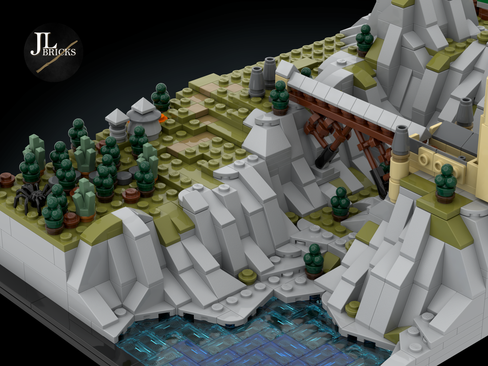 Lego Moc Wizard Castle And Grounds Expansion By Jlbricks Rebrickable