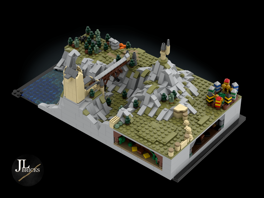Lego Moc Wizard Castle And Grounds Expansion By Jlbricks Rebrickable