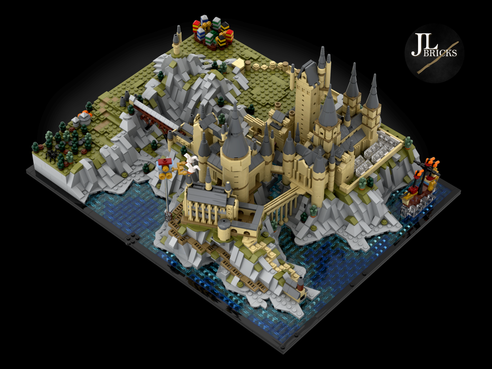 LEGO MOC Wizard Castle and Grounds Expansion by JL.Bricks | Rebrickable ...