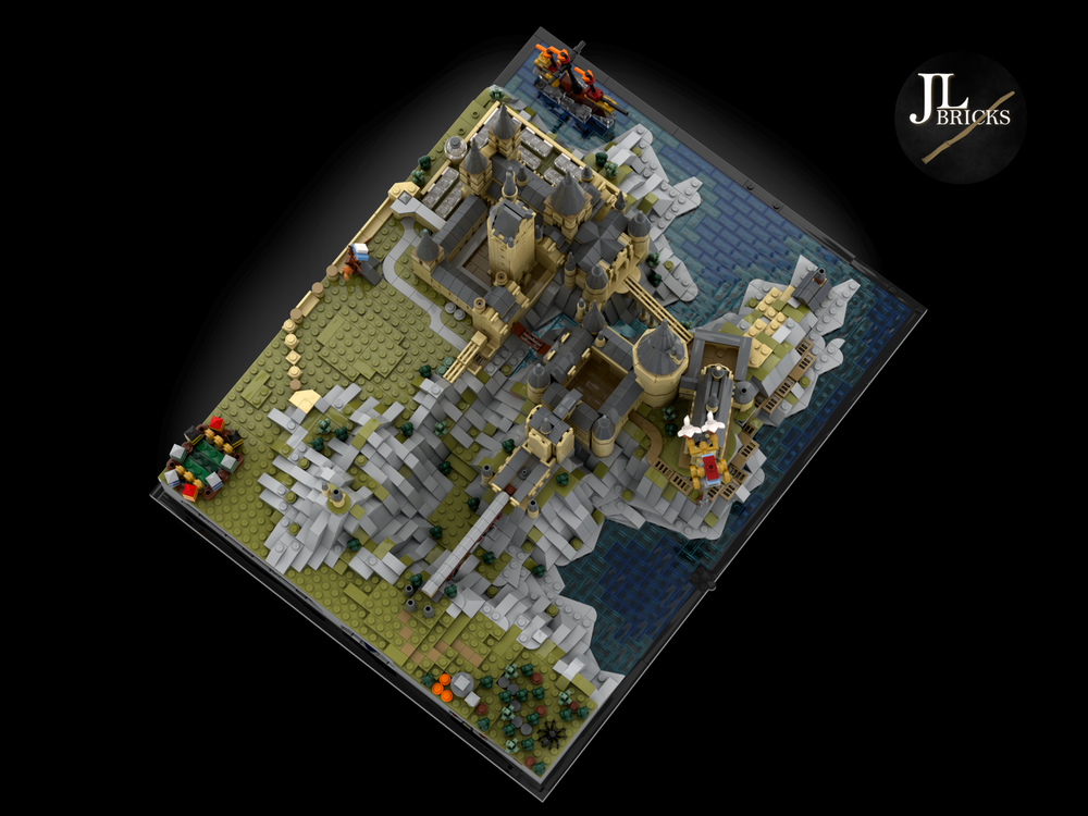 Lego Moc Wizard Castle And Grounds Expansion By Jlbricks Rebrickable