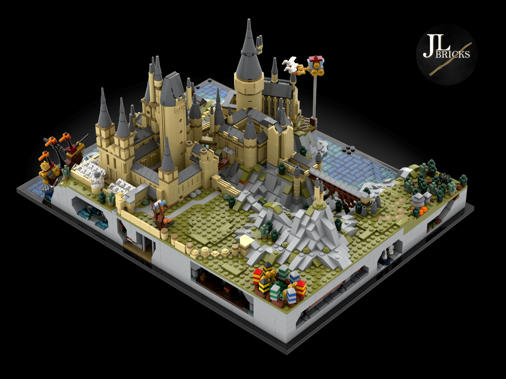 Lego Moc Wizard Castle And Grounds Expansion By Jlbricks Rebrickable