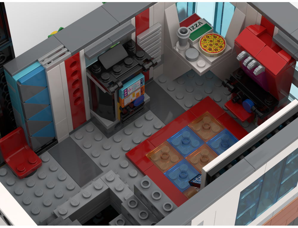 LEGO MOC-158174 Downtown Arcade by Brick Artisan | Rebrickable - Build ...