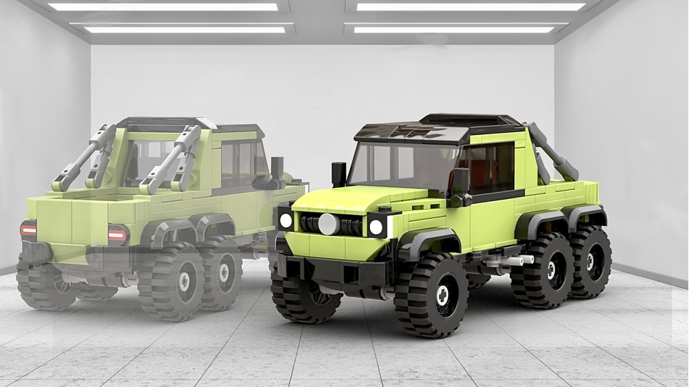 LEGO MOC G63 AMG 6x6 by AllirvinExperts | Rebrickable - Build with LEGO