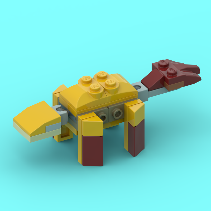 LEGO MOC mini euoplocephalus from LEGO Creator set 31112: Wild Lion by ...