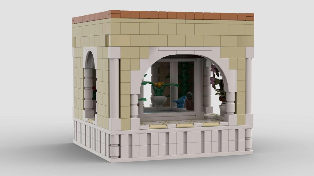 LEGO MOC Roman Ancient Atrium by Sir Perceval | Rebrickable - Build ...