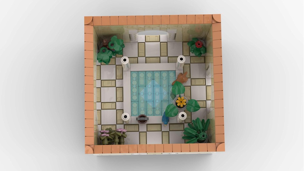 LEGO MOC Roman Ancient Atrium by Sir Perceval | Rebrickable - Build ...