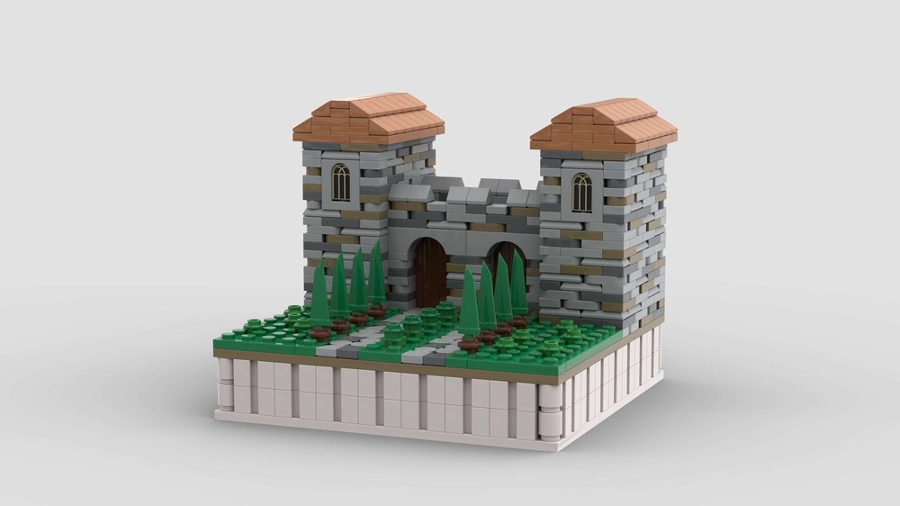 LEGO MOC Small Roman Ancient Gate by Sir Perceval | Rebrickable - Build ...